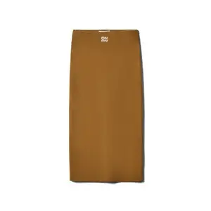 Miu Miu Stretch Jersey Skirt