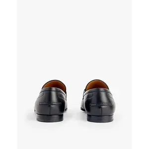Gucci Jordaan Horsebit-embellished Leather Loafers - Nero