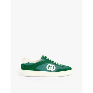 Gucci G74 Suede Low-top Sneakers - Green White