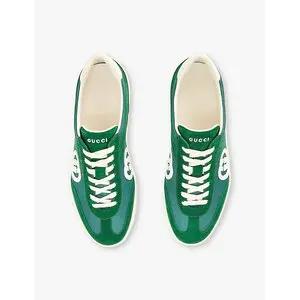 Gucci G74 Suede Low-top Sneakers - Green White