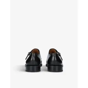 John Lobb William Double-buckle Leather Monk Shoes - Black
