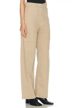 MOTHER The Quartet Breaker Skimp Jeans - Dark Khaki