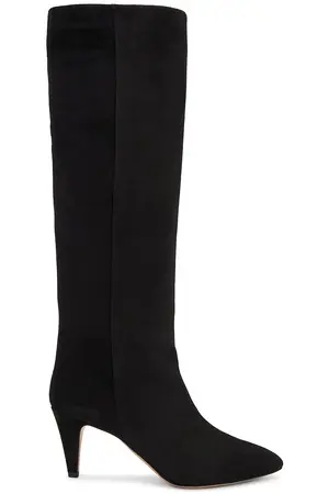 Women's Black Suede Boots