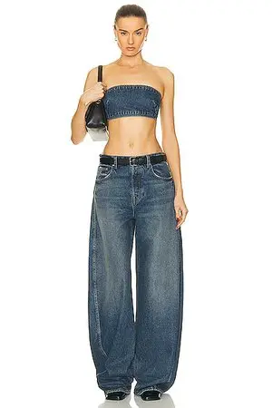 GRLFRND Paola Barrel Leg Jeans - Austin