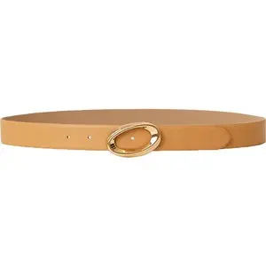 B-low The Belt B-Low The Belt Gracie Leather Belt Tan Gold