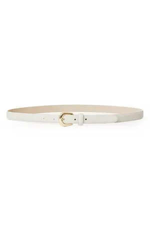 B-low The Belt Kennedy Mini Leather Belt - Bone Gold
