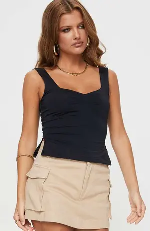 Princess Polly Rehna Tank - Black