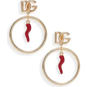 Dolce & Gabbana Cornetto Drop Earrings