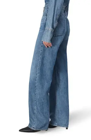 Rag & Bone Featherweight Logan Wide-leg Jeans - River