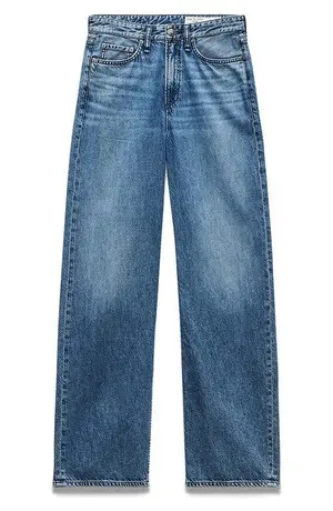 Rag & Bone Featherweight Logan Wide-leg Jeans - River