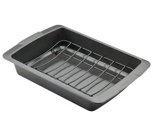FARBERWARE Bakeware Nonstick Roaster With U-rac K - One-color