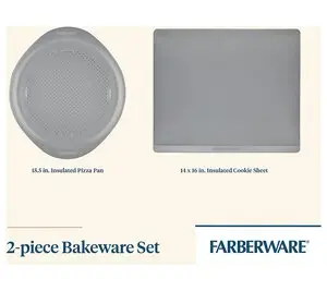 FARBERWARE Golden Bake Nonstick Baking Sheet An D Pizza Crisper