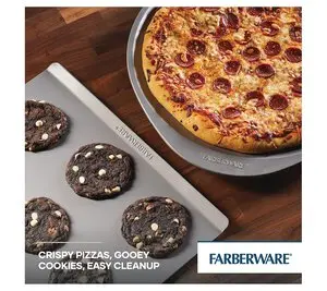 FARBERWARE Golden Bake Nonstick Baking Sheet An D Pizza Crisper