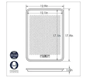 NORDICWARE Naturals Perforated Half Sheet Pan