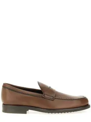 TOD'S Leather Loafer - Brown