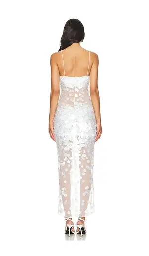 Retrofete Mischa Embellished Maxi Dress - Ivory