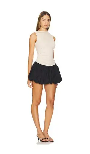 SNDYS. Maya Bubble Mini Dress - Cream