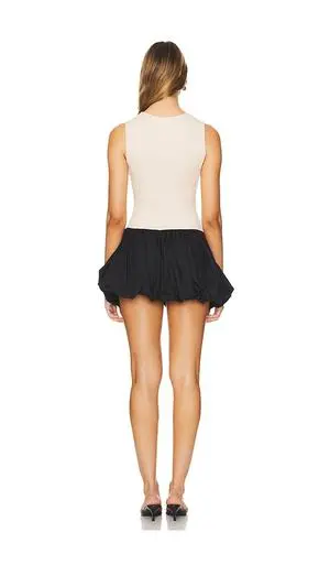 SNDYS. Maya Bubble Mini Dress - Cream