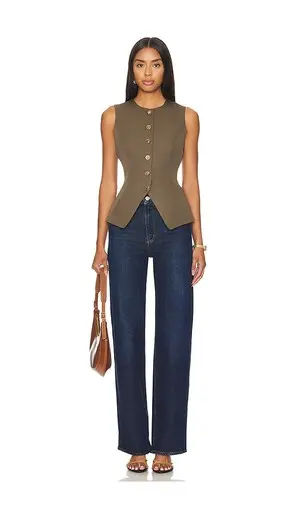 SNDYS. X Emiliana Top - Khaki