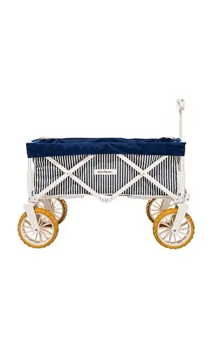 BUSINESS & PLEASURE Beach Cart In Navy - Laurens Navy Stripe