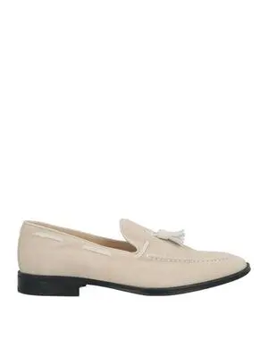 MANUFACTURE D'ESSAI Suede Loafers With Tassels - Beige