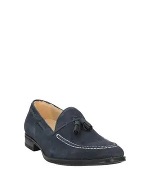 MANUFACTURE D'ESSAI Dark Leather Loafers - Navy Blue