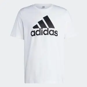 Adidas Essentials Single Jersey Big Logo Tee White