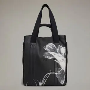 Adidas Y-3 Floral Shoulder Bag - Black | Editorialist