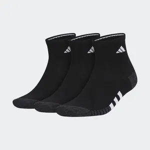 Adidas Cushioned Quarter Socks 3 Pairs - Black / Onix / White