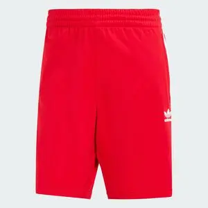 Adidas Adicolor Firebird Shorts - Better Scarlet / White