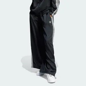 Women's Satin Wide Leg Track Pants