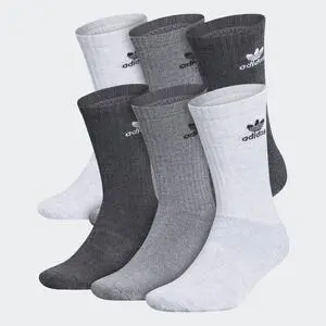 Adidas Trefoil Crew Socks 6 Pairs - Multicolor