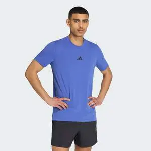 Adidas Designed For Training Workout Tee - Semi Lucid Blue