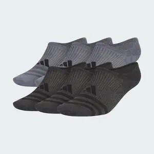 Adidas Superlite 3.0 6-pack Super-no-show Socks - Onix / Black
