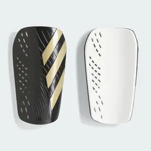 Adidas Tiro Club Shin Guards - Black / Gold Metallic