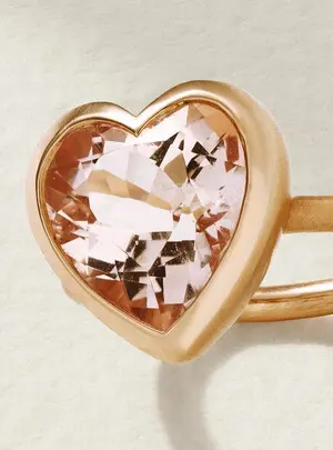 Irene Neuwirth Love 18-karat Rose Morganite Ring - Gold