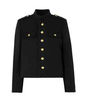 NILI LOTAN Briella Braided Cotton-twill Jacket