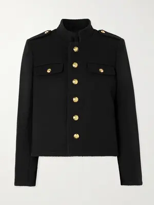 NILI LOTAN Briella Braided Cotton-twill Jacket