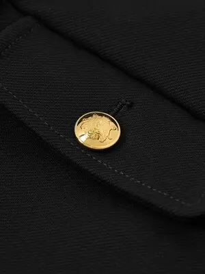 NILI LOTAN Briella Braided Cotton-twill Jacket