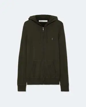 ALLSAINTS Mode Merino Ramskull Zip Hoodie - Marl