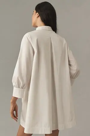English Factory Long-sleeve Bow-tie Mi Shirt Dress