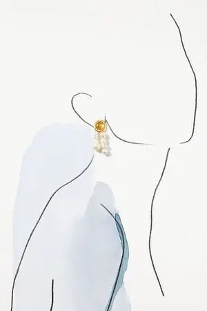 Chan Luu Pearl Drop Earrgs
