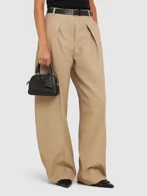 COURREGES Mini Bowling Leather Bag