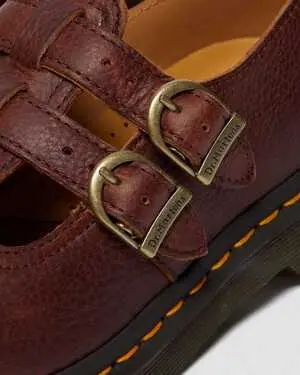 Dr. Martens 8065 Ambassador Mary Jane Shoes - Brown