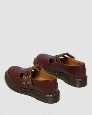 Dr. Martens 8065 Ambassador Mary Jane Shoes - Brown