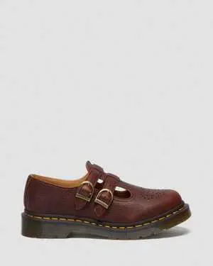 Dr. Martens 8065 Ambassador Mary Jane Shoes - Brown