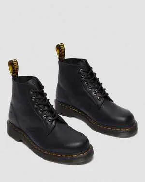 Dr. Martens 101 Ambassador Leather Ankle Boots - Black