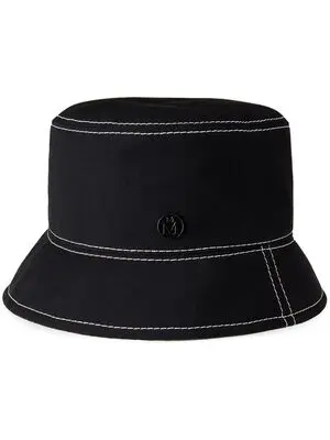 MAISON MICHEL Axel Bucket Hat - Black