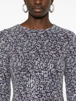 ROTATE BY BIRGER CHRISTENSEN Sequinned Mini Dress - Purple