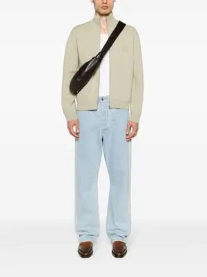 Nanushka Zip-up Merino Cardigan - Neutrals